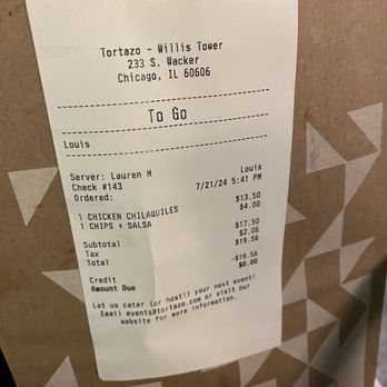 TORTAZO - WILLIS TOWER - Updated February 2025 - 172 Photos & 89 ...