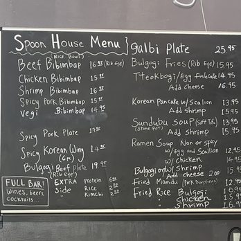SPOON HOUSE KOREAN CUISINE AND COCKTAILS - Updated January 2025 - 115 ...