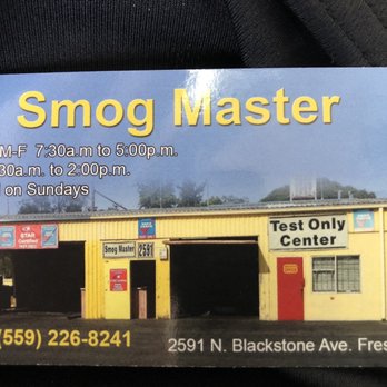 SMOG MASTER - Updated December 2025 - 34 Reviews - 2591 N Blackstone ...