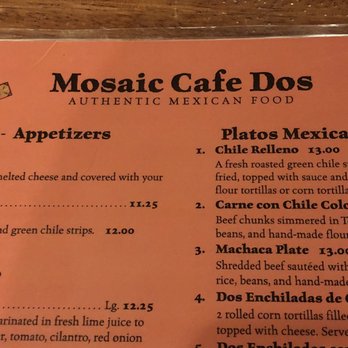 MOSAIC CAFE DOS - Updated December 2024 - 85 Photos & 195 Reviews ...