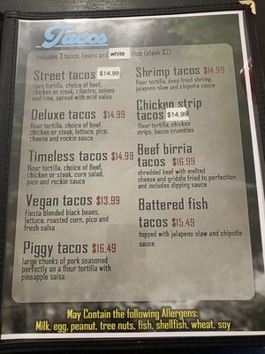 TIMELESS TACOS - Updated December 2025 - 136 N Miami St, West Milton ...