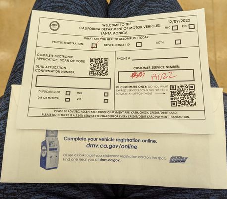 DEPARTMENT OF MOTOR VEHICLES DMV - SANTA MONICA - Updated September ...