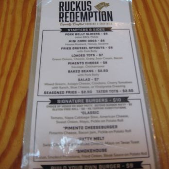 RUCKUS & REDEMPTION - Updated February 2025 - 81 Photos & 56 Reviews ...
