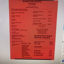 PORTER SOUL FOOD RESTAURANT - Updated December 2025 - 18 Photos & 37 ...