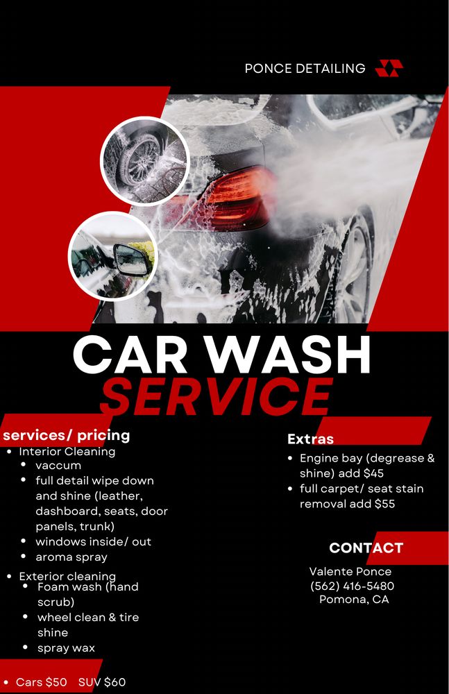 PONCE DETAILING - Updated March 2025 - Request a Quote - Pomona ...