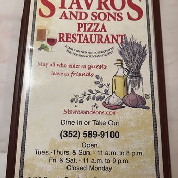 STAVROS AND SONS - Updated October 2025 - 55 Photos & 123 Reviews ...