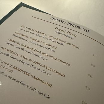 ARMANI RISTORANTE - Updated January 2026 - 1119 Photos & 312 Reviews ...