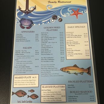 York seafood york sc menu store