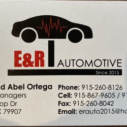 E&R AUTOMOTIVE - 13 Photos & 10 Reviews - 8156 Northloop Dr, El Paso ...