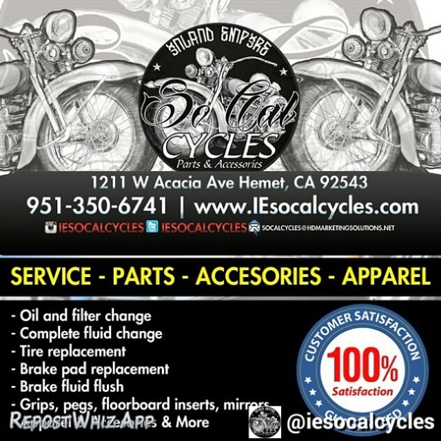 INLAND EMPIRE’S SO CAL CYCLES - Updated May 2024 - 1211 W Acacia Ave ...