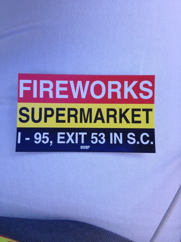 FIREWORKS SUPERMARKET - Updated October 2024 - 1289 Sniders Hwy ...
