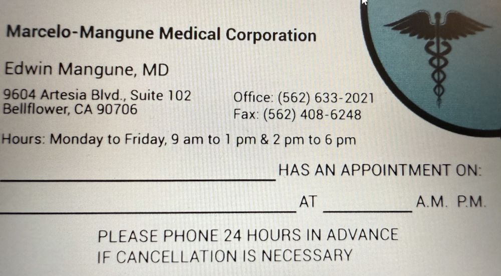 EDWIN MANGUNE, M.D. - Updated October 2025 - 10 Reviews - 9604 Artesia ...