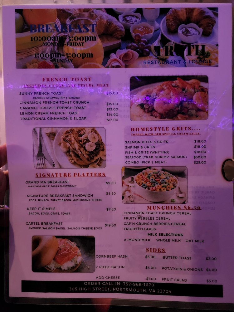 TRUTH RESTAURANT & LOUNGE - Updated December 2025 - 305 High St ...
