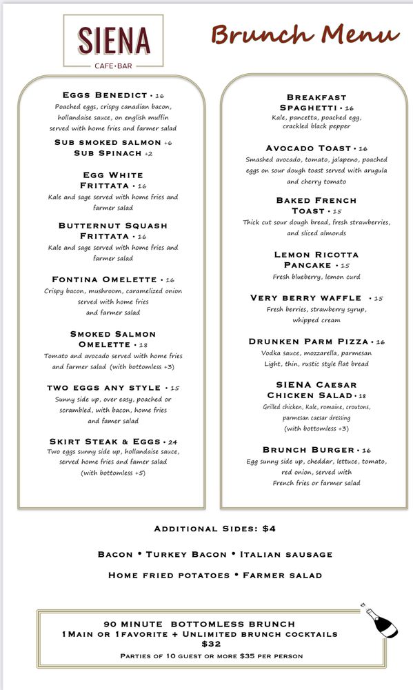 SIENA CAFE - 459 Photos & 290 Reviews - 1580 3rd Ave, New York, NY ...