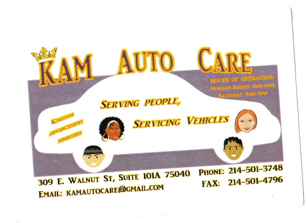 KAM AUTO CARE - Updated April 2026 - 309 E Walnut St, Garland, Texas ...