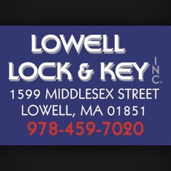 LOWELL LOCK & KEY - 11 Reviews - Keys & Locksmiths - 1599 Middlesex St ...