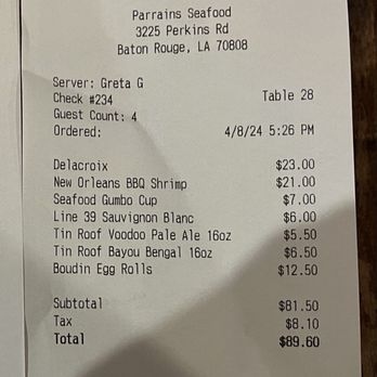 PARRAIN’S SEAFOOD - Updated August 2024 - 2486 Photos & 2464 Reviews ...