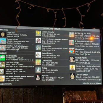 GREAT NOTION BREWING - GEORGETOWN - Updated December 2025 - 147 Photos ...