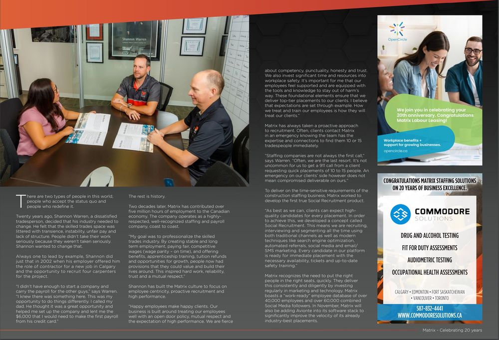 MATRIX LABOUR LEASING - Updated January 2025 - 11420 27th Street SE ...