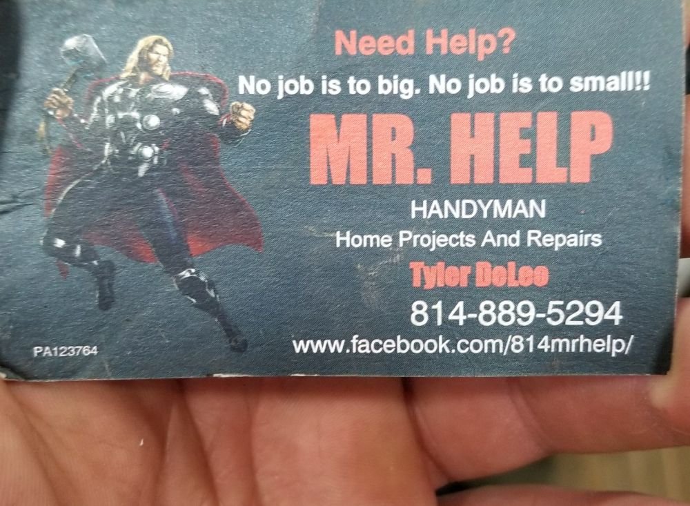 MR. HELP - Updated December 2025 - Altoona, Pennsylvania - Handyman ...