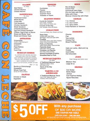 CAFE CON LECHE - Updated December 2025 - 246 Photos & 305 Reviews ...