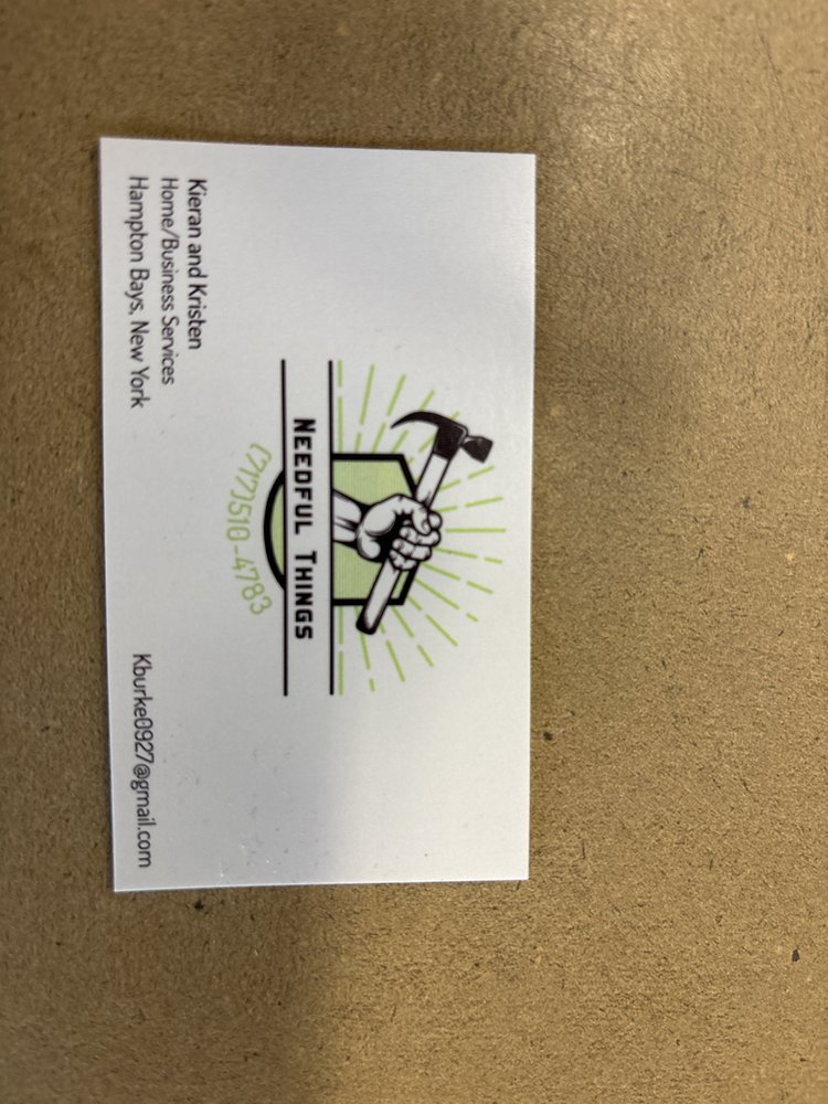 Handyman: NEEDFUL THINGS - Updated October 2024 - Request a Quote - Hampton Bays, New York ...