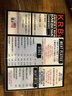 KRB’S KLINGER’S REAL BARBECUE - Updated December 2025 - 15 Photos & 13 ...