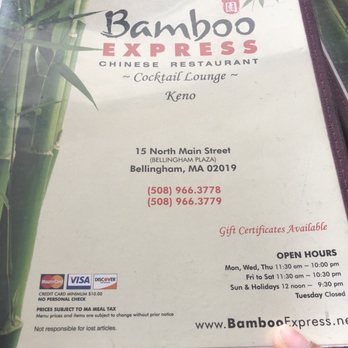 BAMBOO EXPRESS - Updated June 2025 - 37 Photos & 62 Reviews - 15 N Main ...