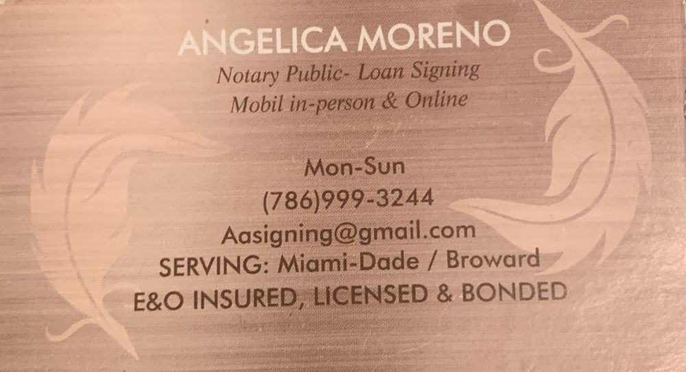 AA SIGNING NOTARY & APOSTILLE - Miami Gardens, Florida - Notaries ...
