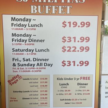 MILPITAS BUFFET - Updated June 2024 - 853 Photos & 681 Reviews - 24 S ...