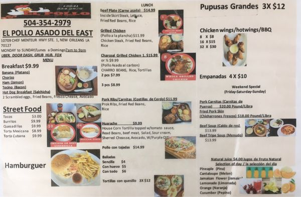 EL POLLO ASADO DEL EAST - Updated April 2025 - 10709 Chef Menteur Hwy ...