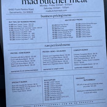 MAD BUTCHER MEAT COMPANY - Updated January 2025 - 250 Photos & 128 ...