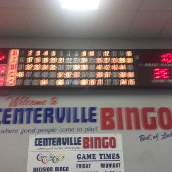 CENTERVILLE BINGO - Updated December 2025 - 19 Photos - 1920 ...