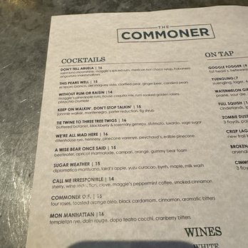 THE COMMONER - Updated January 2025 - 1327 Photos & 931 Reviews - 620 ...