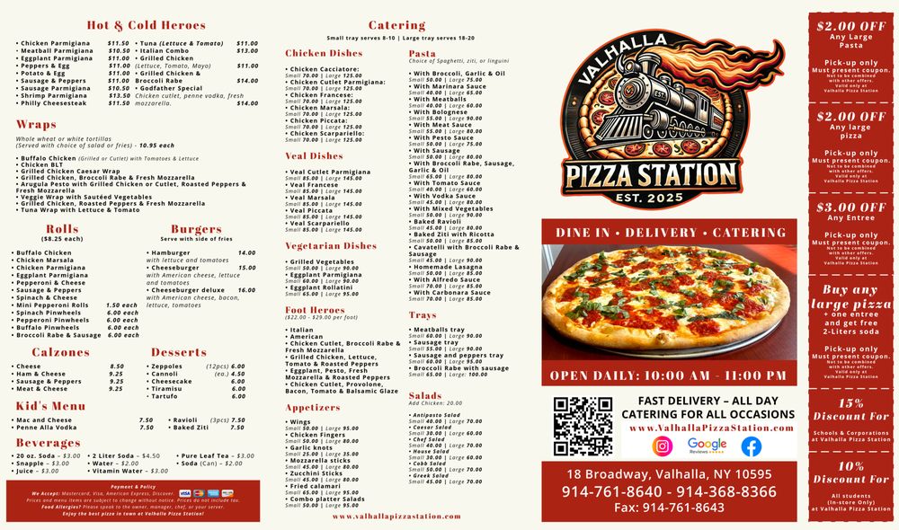 VALHALLA PIZZA STATION - Updated December 2025 - 13 Reviews - 18 ...