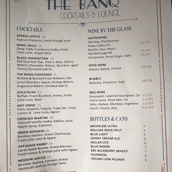 THE BANQ COCKTAILS AND LOUNGE - Updated October 2025 - 21 Photos - 9 E ...
