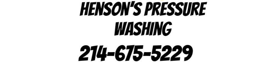 HENSON’S PRESSURE WASHING - Updated October 2024 - Request a Quote ...