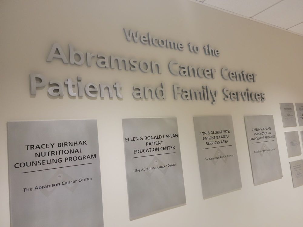 ABRAMSON CANCER CENTER PERELMAN - 3400 Civic Center Blvd, Philadelphia ... ABRAMSON CANCER CENTER PERELMAN - 3400 Civic Center Blvd, Philadelphia ...