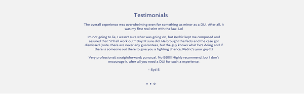 THE LAW OFFICE OF PEDRIC ARRISGADO - Updated October 2025 - 1001 Bishop ...