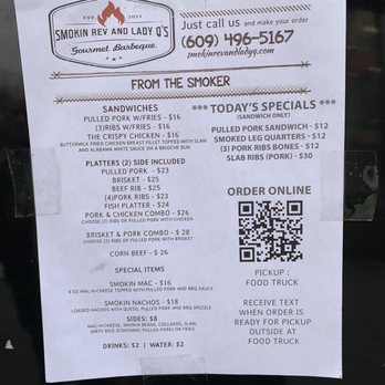 SMOKIN REV AND LADY Q’S GOURMET BARBECUE - Updated October 2025 - 17 ...