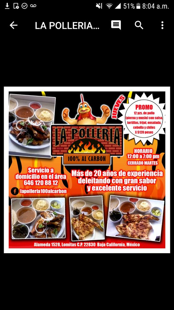 LA POLLERIA - De Las Moras 686, Ensenada, Baja California, Mexico - Yelp