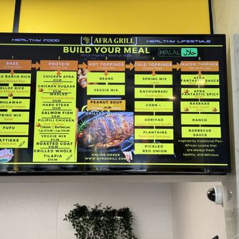 AFRA GRILL EXPRESS @ EASTON | AFRICAN & SOMALI CUISINE - Updated ...
