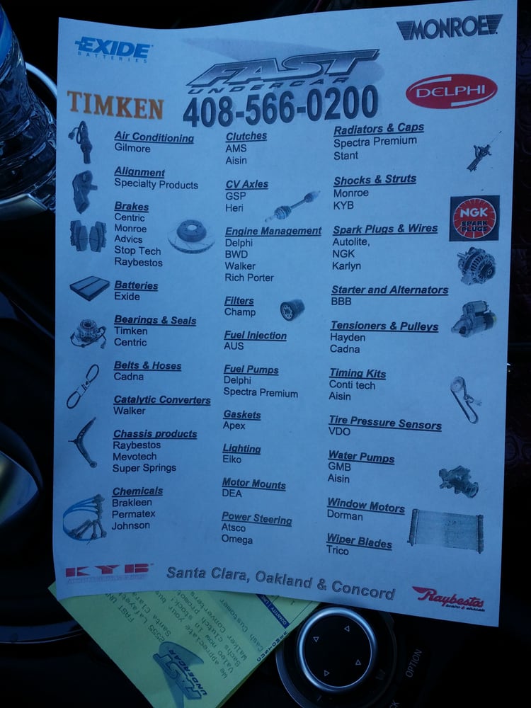 FAST UNDERCAR - Updated January 2026 - 16 Reviews - 2555 Lafayette St ...