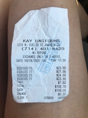 KAY UNIFORMS - Updated September 2024 - 19 Photos & 107 Reviews - 1280 ...