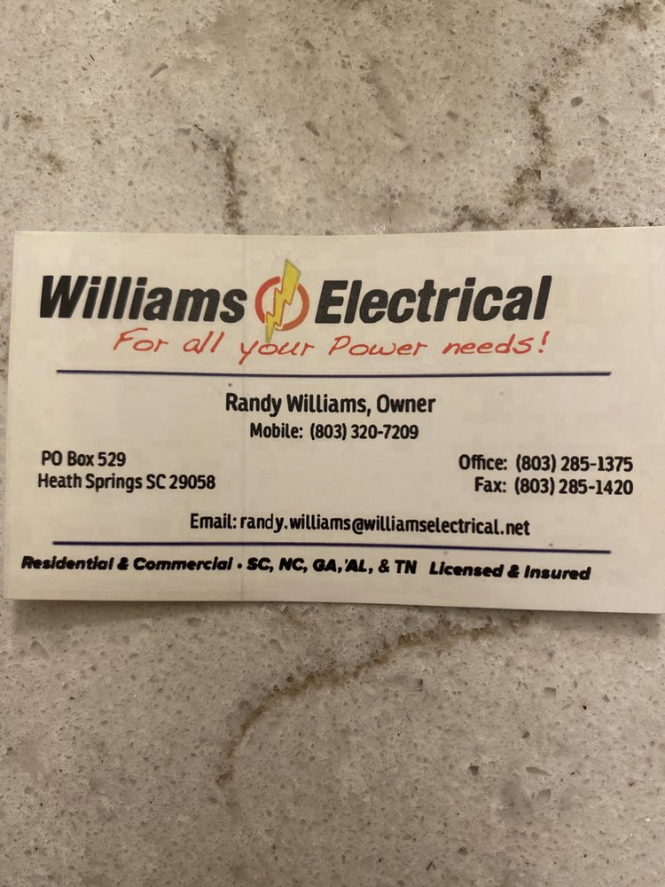WILLIAMS ELECTRICAL - Updated October 2025 - 430 Banner Rd, Lancaster ...