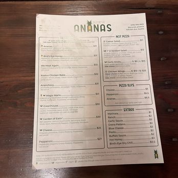 ANANAS PIZZERIA - Updated December 2025 - 201 Photos & 128 Reviews ...