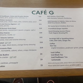 CAFE G - Updated 05/2025 - 213 Photos & 139 Reviews - 25 Evans Way ...