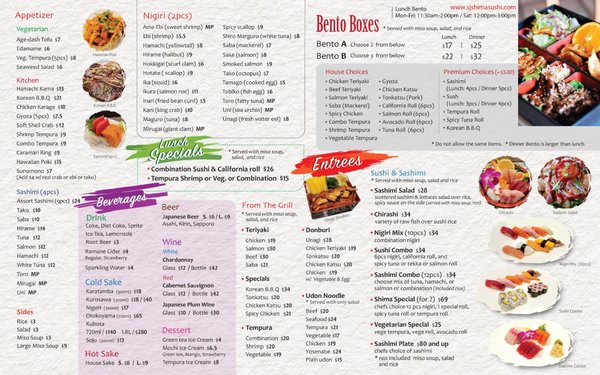 SHIMA SUSHI - Updated May 2025 - 285 Photos & 309 Reviews - 2041 Camden ...