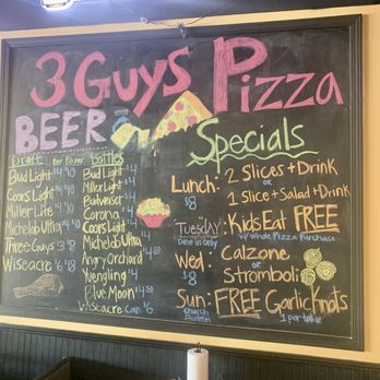 THREE GUYS PIZZA PIES - Updated July 2025 - 190 Photos & 146 Reviews ...
