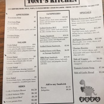 TONY’S KITCHEN - Updated April 2025 - 52 Photos & 45 Reviews - 630 ...